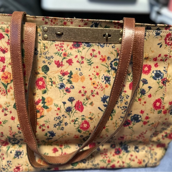 Patricia Nash | Bags | Patricia Nash Patina Coated Linen Canvas Prairie ...